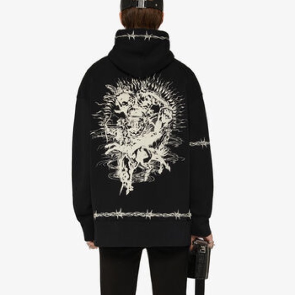 Givenchy | Jackets & Coats | Givenchy Gothic Oversized Hoodie | Poshmark